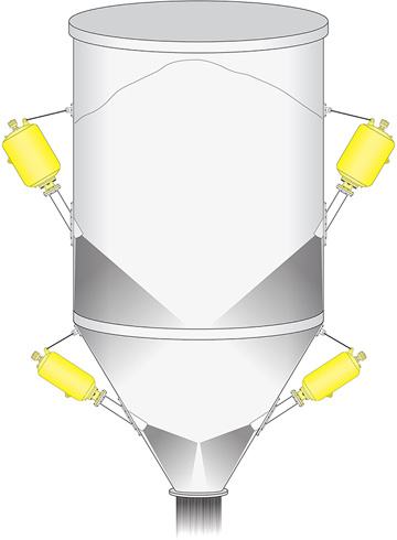 Air Cannon Systems for Silos and Hoppers | Chicago Vibrator Products ...